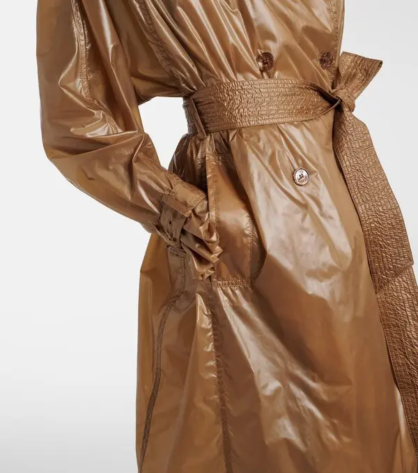 Saint Laurent Tie-neck Trench Coat - Beige