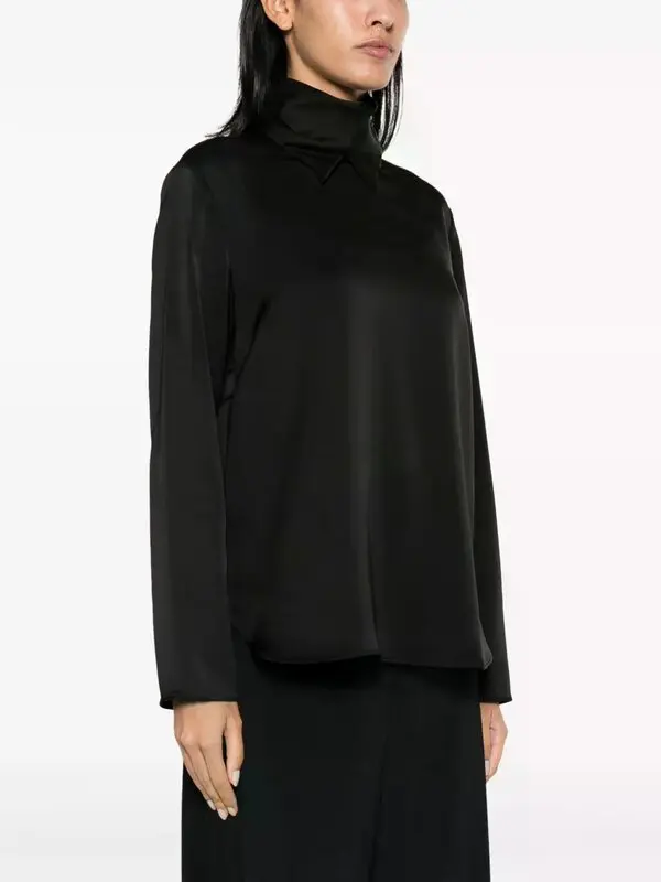 Emporio Armani Pointed High-neck Blouse