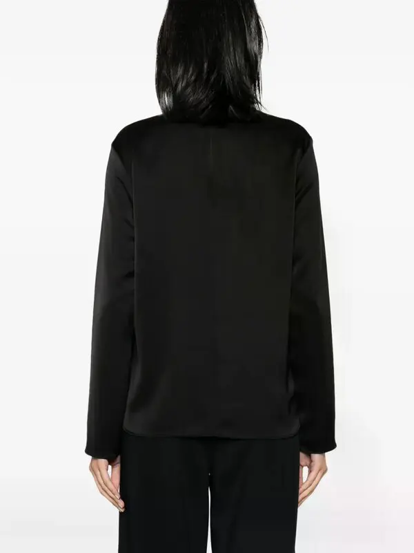 Emporio Armani Pointed High-neck Blouse
