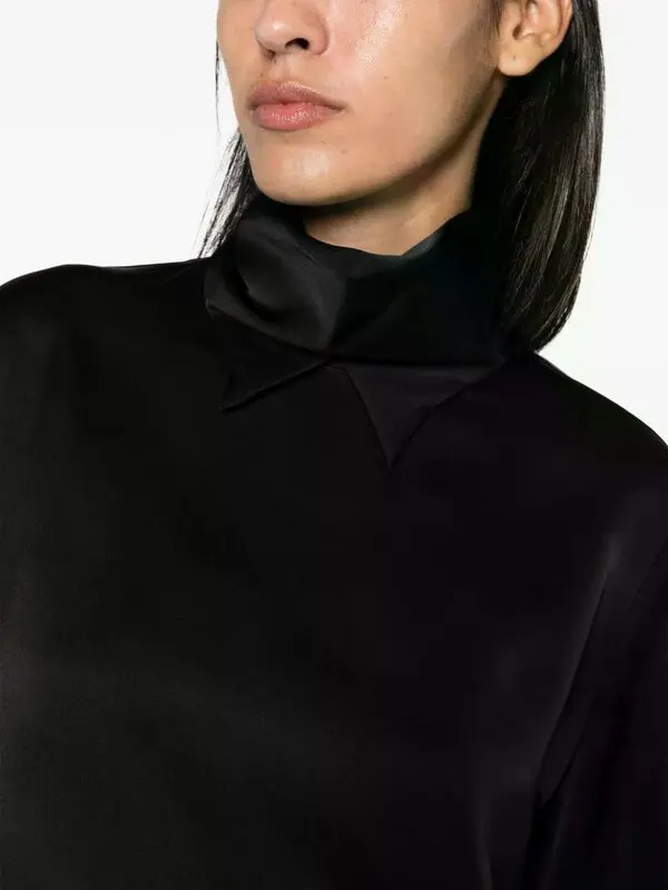 Emporio Armani Pointed High-neck Blouse