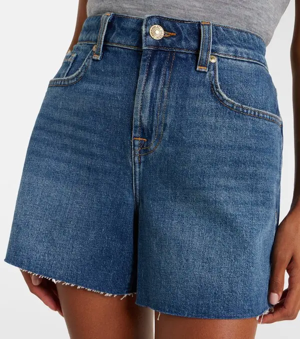 7 For All Mankind Monroe Denim Shorts