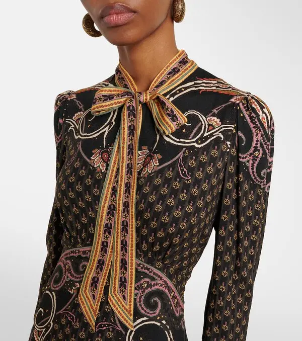 Etro Printed Maxi Dress