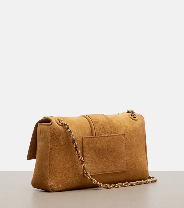 Jacquemus Bambino Chaine Suede Shoulder Bag