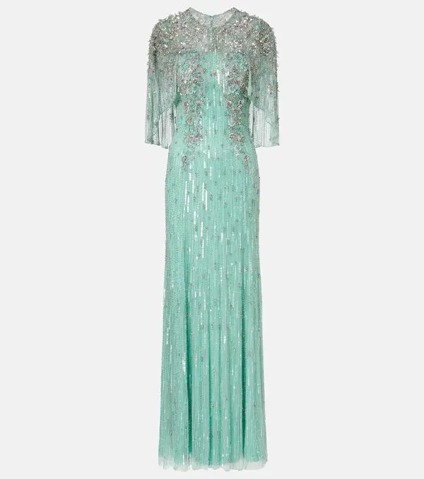 Jenny Packham Astra Embellished Gown