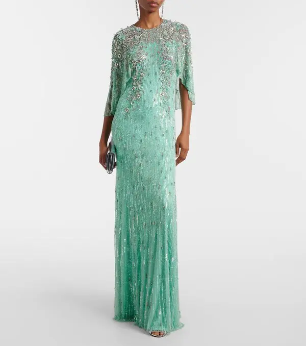Jenny Packham Astra Embellished Gown