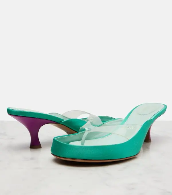 Chloé Junie Thong Sandals - Blue