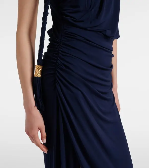Simkhai Moira Draped Gown - Blue