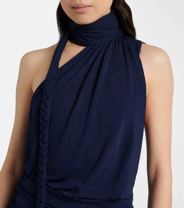 Simkhai Moira Draped Gown - Blue