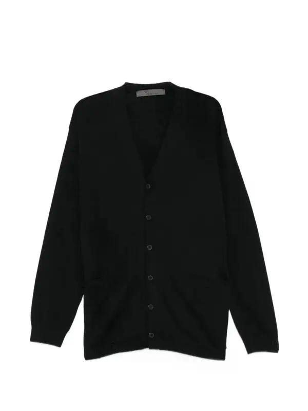 Y’s V-neck Button-up Cardigan