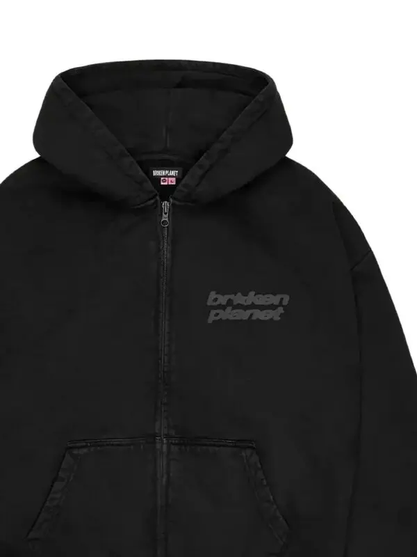 BROKEN PLANET Logo Zip-up Hoodie