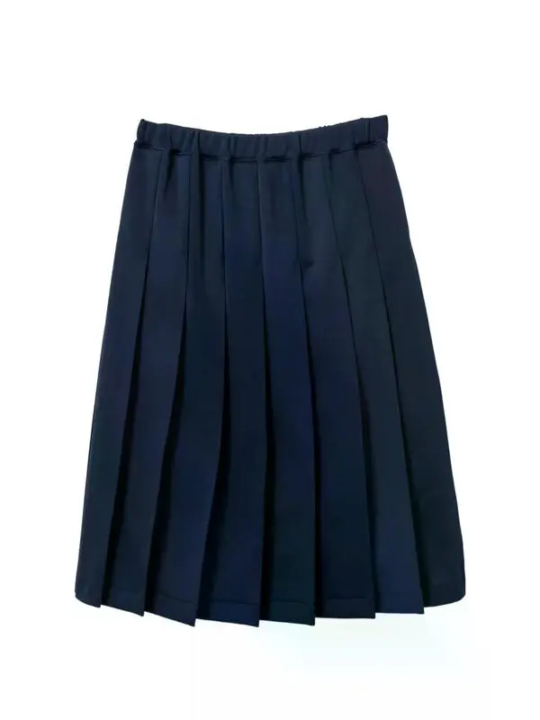 Comme Des Garçons Pleated Midi Skirt - Blue