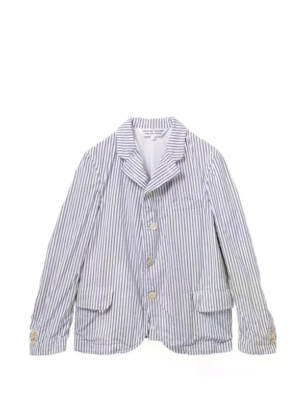 Comme Des Garçons Button-up Blazer - Blue