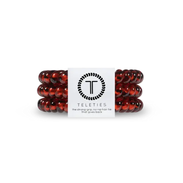 TELETIES Small Hair Ties - Tortoise