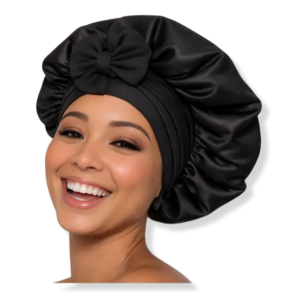 PINK PEWTER Satin Luxe Double-lined Hair Bonnet