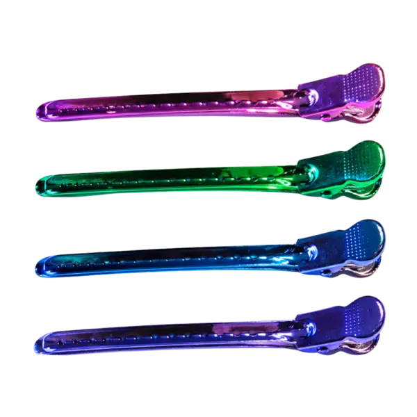 PINK PEWTER Metal Sectioning Hair Clips - Color Me Wild