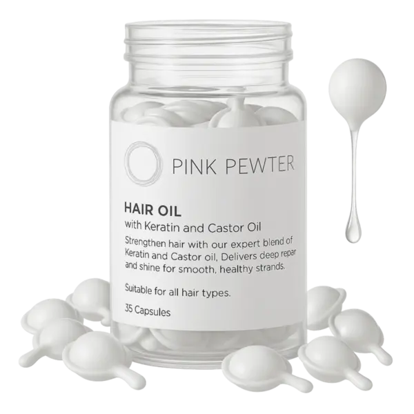 PINK PEWTER Hair Oil Capsules - One-color