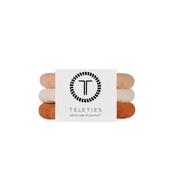 TELETIES Small Nylon Hair Ties - For The Love Of Nudes