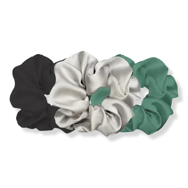 PINK PEWTER Luxe Plush Scrunchies - Mint Choco Chip