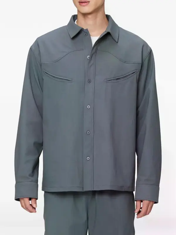 OFF DUTY Chest-pocket Western Shirt - Black