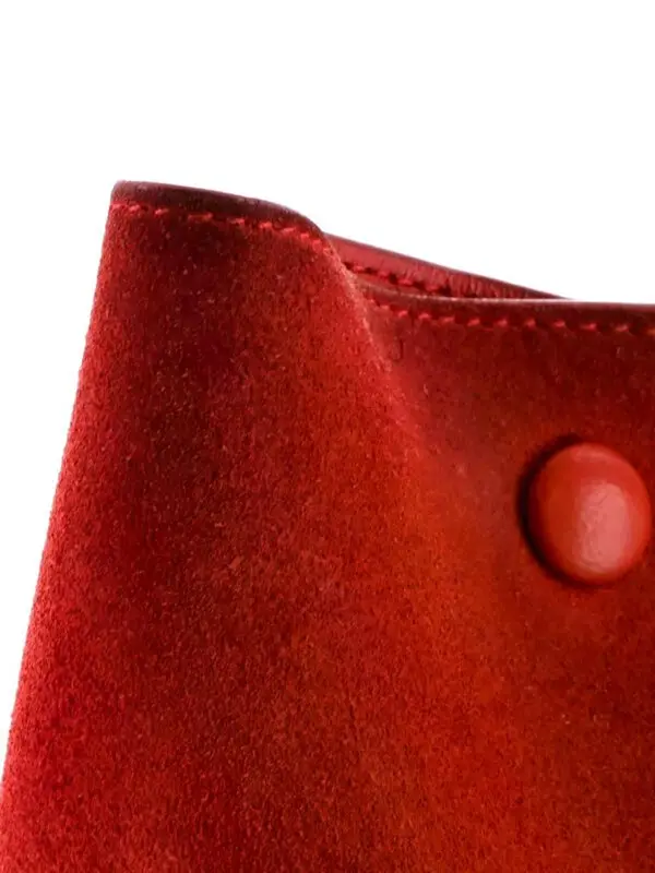 Celine Trapeze Small Satchel - Red
