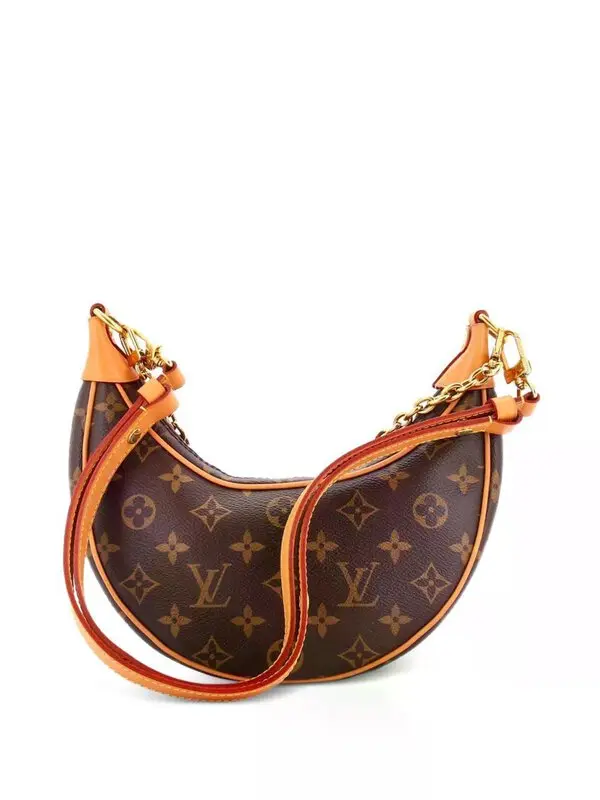 LOUIS VUITTON Loop Handbag Monogram Canvas Hobo - Brown