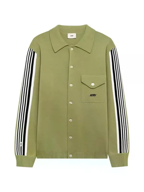 AUTRY Fine-knit Cardigan - Green
