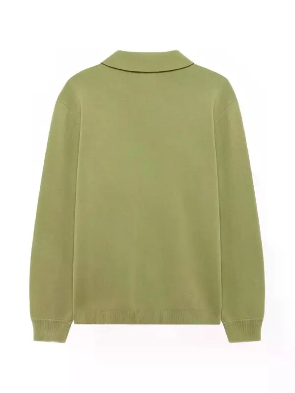 AUTRY Fine-knit Cardigan - Green