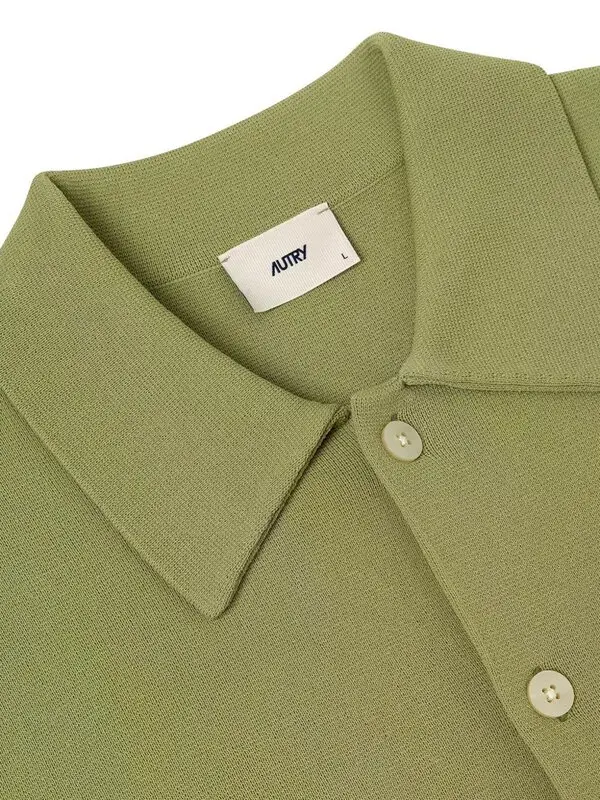 AUTRY Fine-knit Cardigan - Green