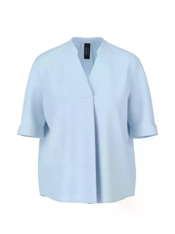 MARCCAIN Short-sleeved Blouse - Blue