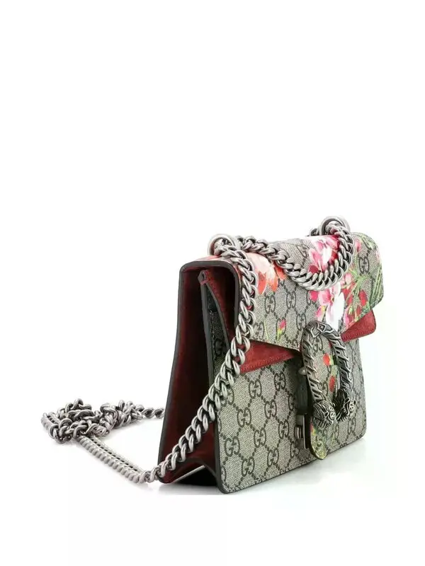 Gucci Dionysus Blooms Print Gg Coated Canvas Mini Shoulder Bag - Brown