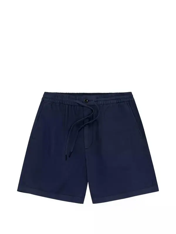 Incotex Drawstring-waist Corduroy Shorts - Blue