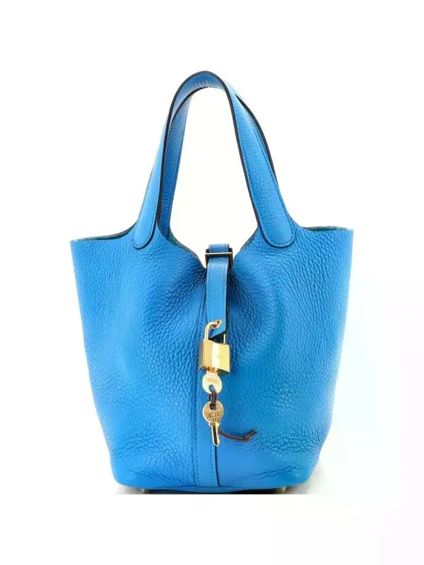 Hermès Picotin Lock Clemence Pm - Blue