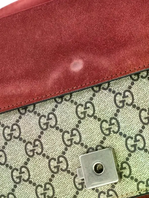 Gucci Dionysus Blooms Print Gg Coated Canvas Shoulder Bag - Brown