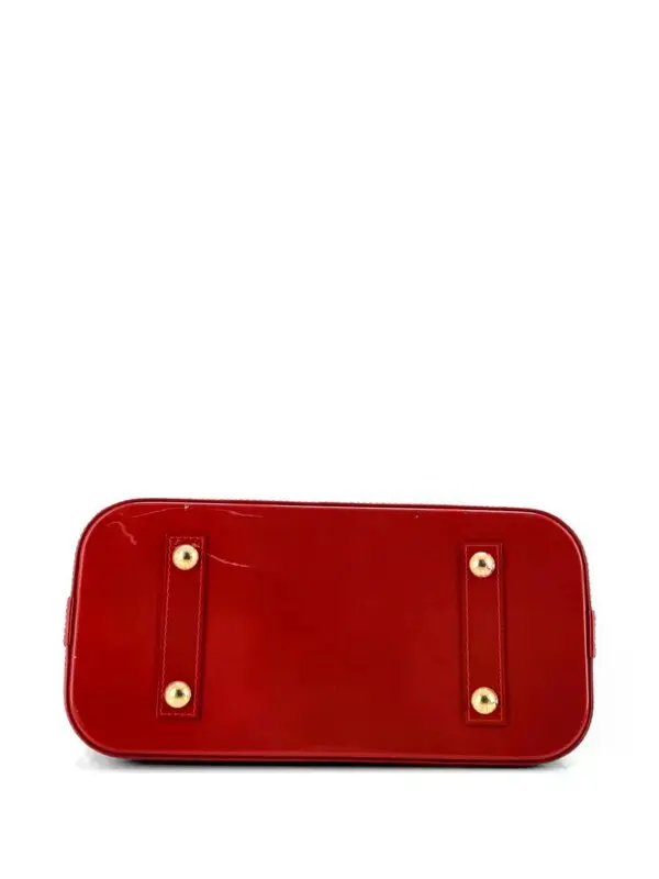 LOUIS VUITTON Alma Handbag Monogram Vernis Pm - Red
