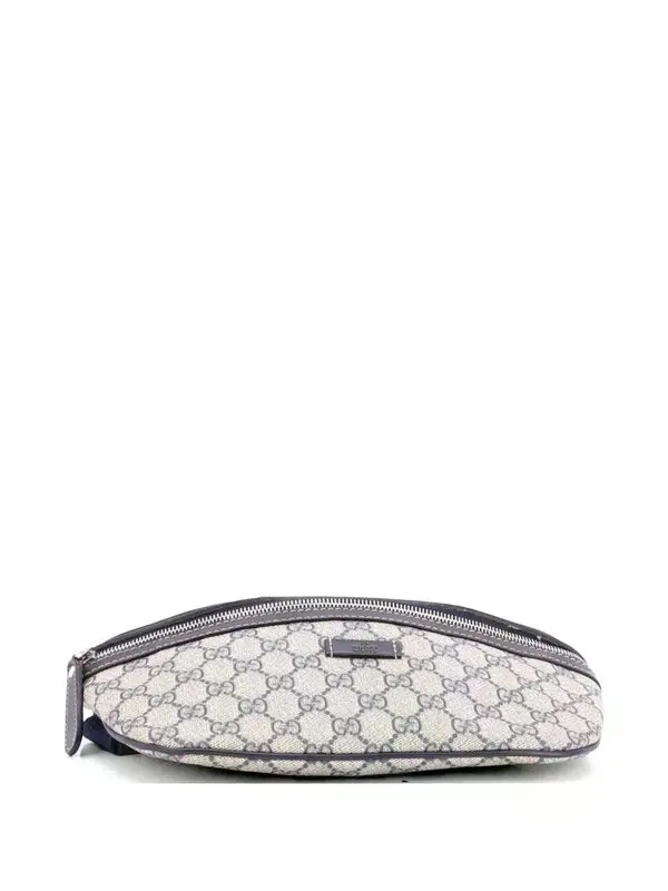 Gucci Gg Coated Canvas Small Belt Bag - Blue