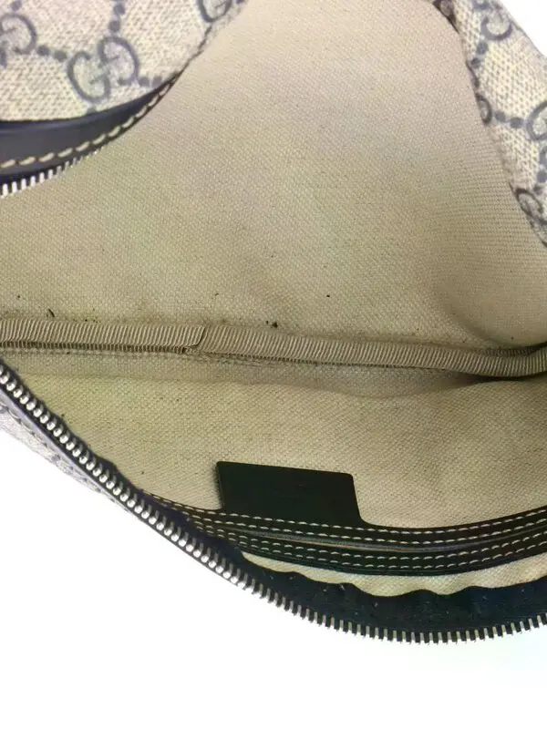 Gucci Gg Coated Canvas Small Belt Bag - Blue
