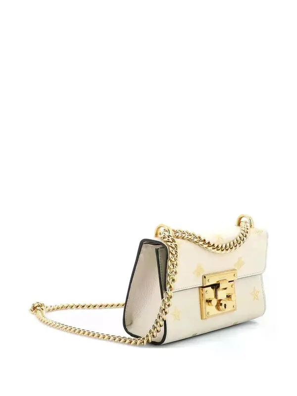 Gucci Padlock Printed Leather Small Shoulder Bag - Neutrals