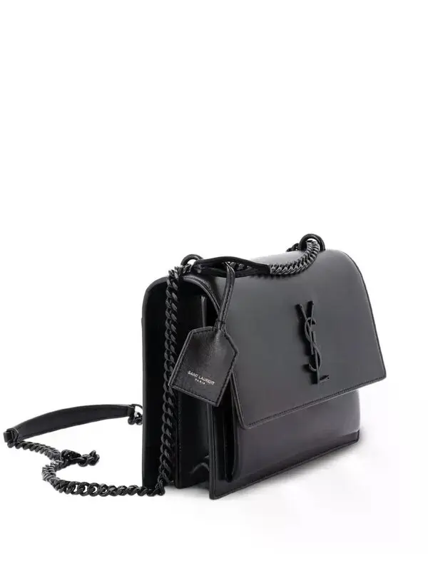 Saint Laurent Sunset Medium Crossbody Bag - Black