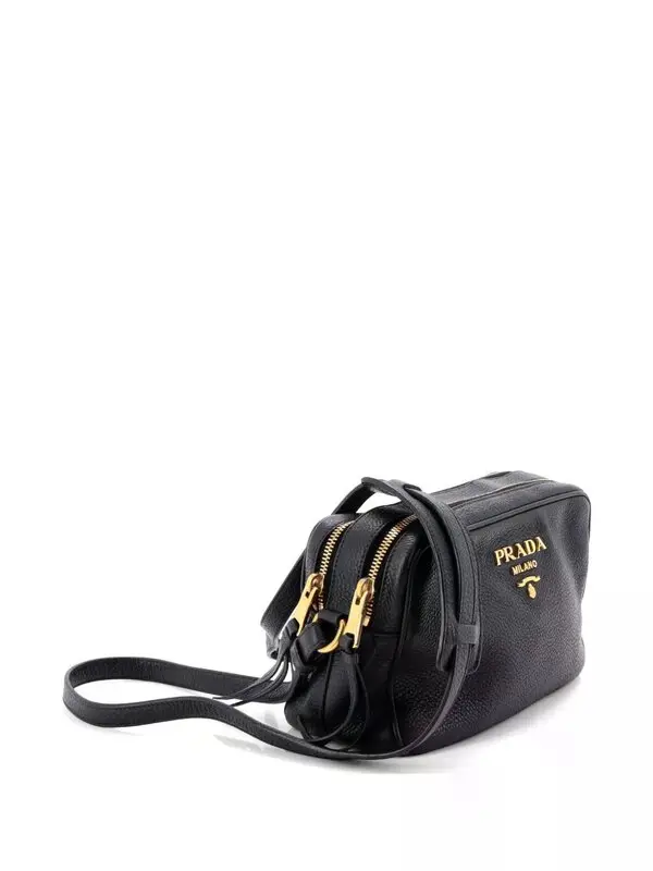 Prada Zipped Medium Crossbody Bag - Black - 10% Off | Editorialist