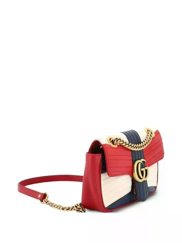Gucci Gg Marmont Small Crossbody Flap Bag - Multicolour