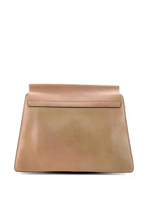 Chloé Faye Leather Medium Shoulder Bag - Neutrals