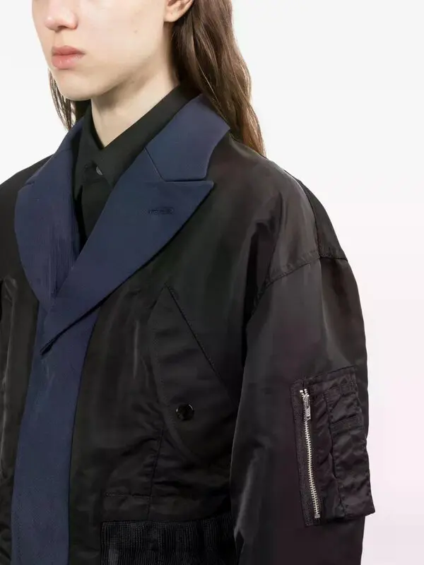 Toga Nylon Twill Jacket - Black