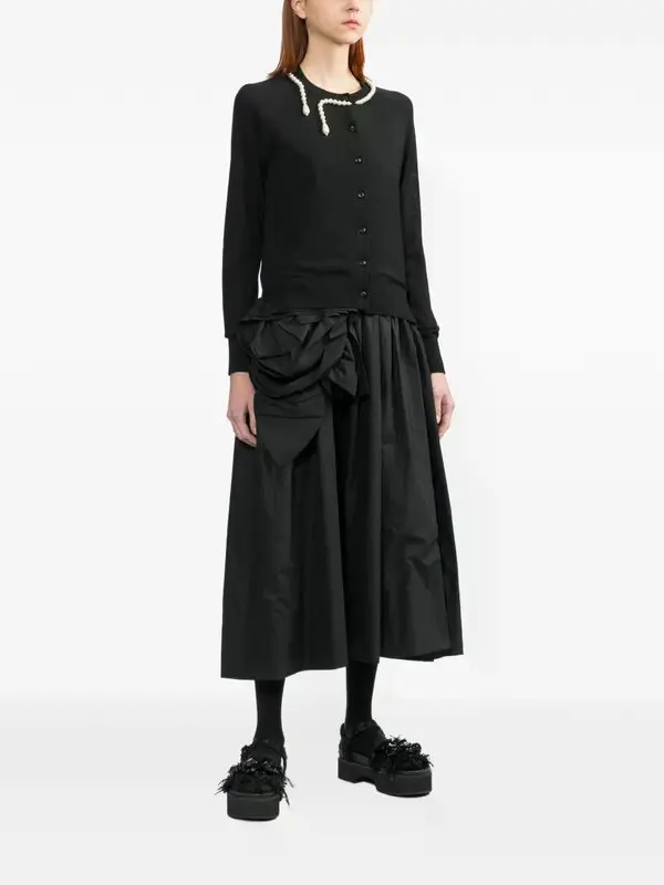 Simone Rocha Pearl Beaded Cardigan