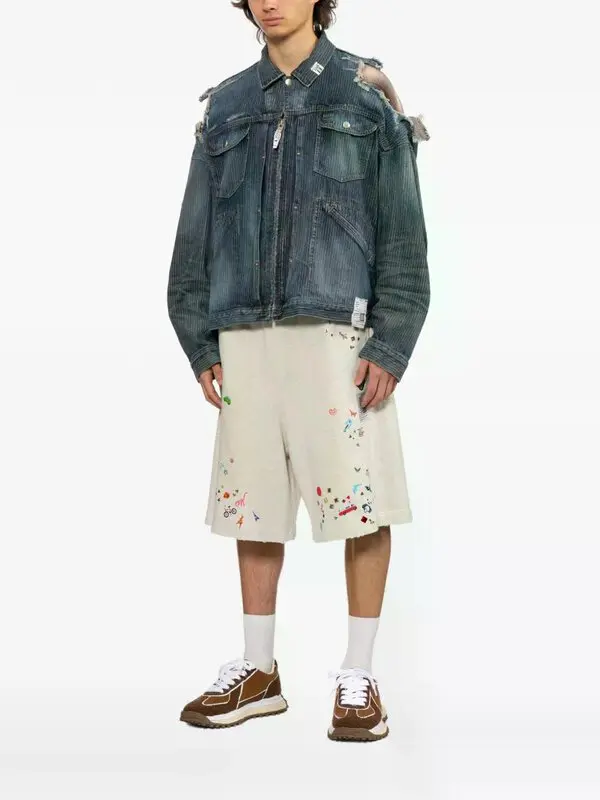Mihara Yasuhiro Distressed Layered Jacket