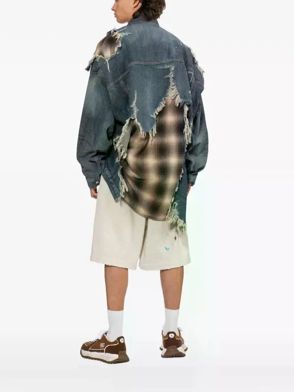 Mihara Yasuhiro Distressed Layered Jacket