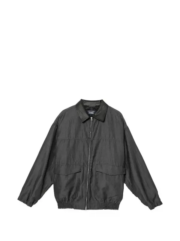 Comme Des Garçons Leather-collar Jacket