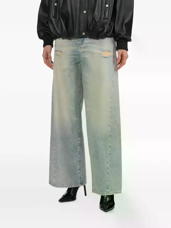 HALFBOY Distressed Denim Trousers