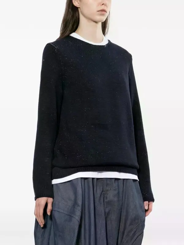 Comme Des Garçons Round-neck Long-sleeve Jumper