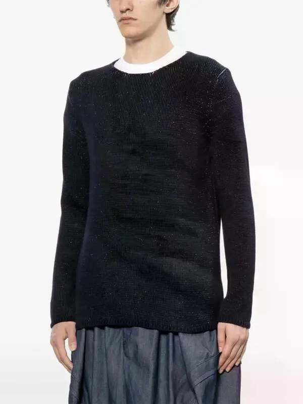 Comme Des Garçons Round-neck Long-sleeve Jumper