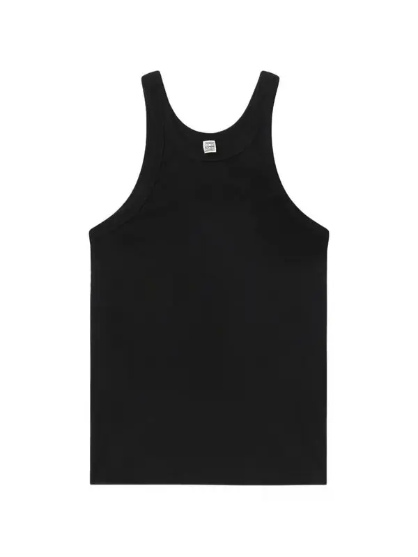 TOTEME Round-neck Tank Top - Black